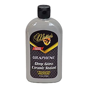 McKee's 37 Graphene Deep Gloss Ceramic Sealant (1 Year Paint Sealant Top Coat Finishing Sealer for Ultra Gloss), 16 fl. oz.