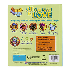 Netflix Beat Bugs - All You Need Is Love Sound Book - Play-a-Sound - PI Kids