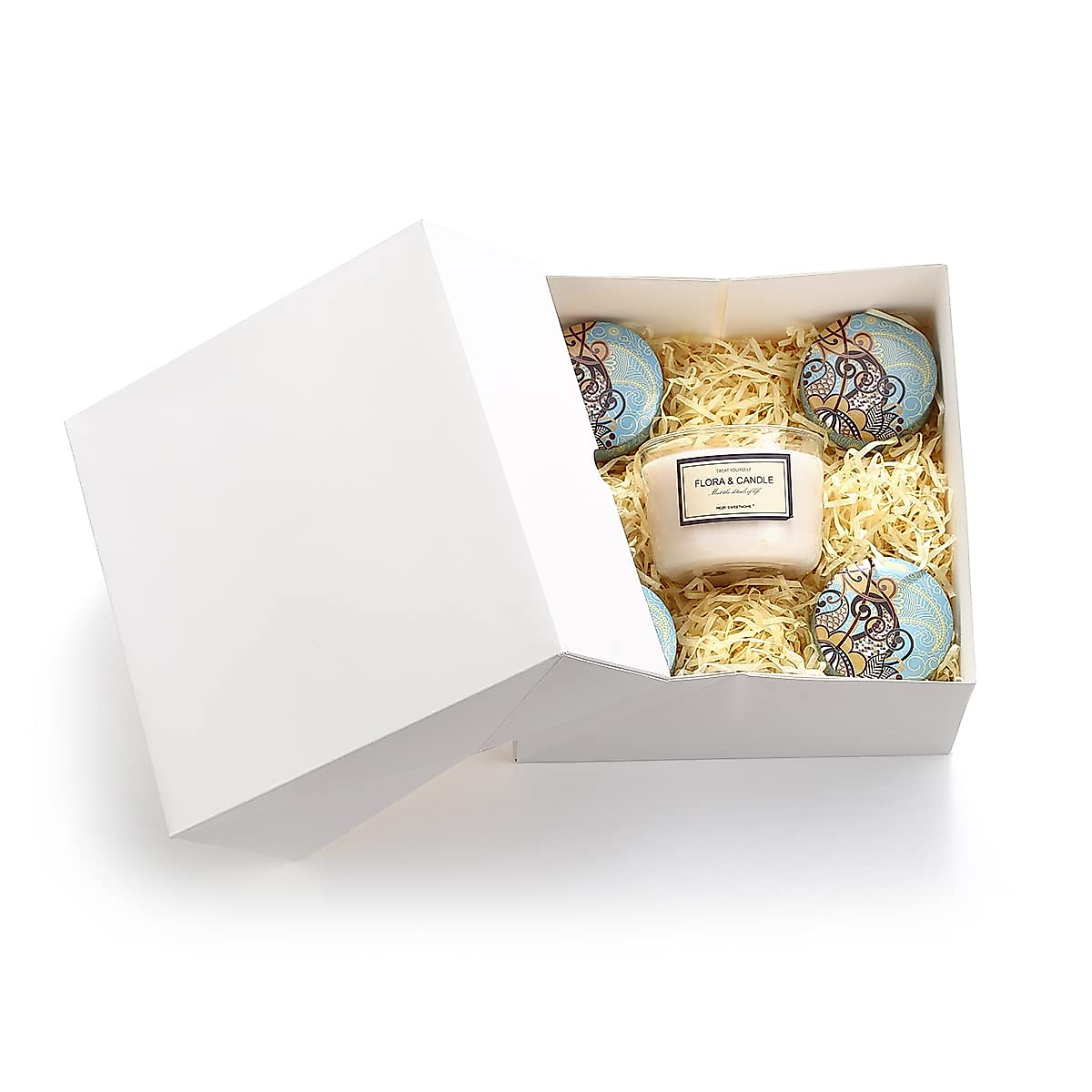 MOMONI 13 Piece Gift Boxes with Lids of Assorted Sizes with 4 inch Deep Robe Boxes and 8x8x4 Gift Box- Wrapping Boxes Set Christmas Gift Boxes for Wrapping Christmas Gifts, Bridesmaid Proposal, Birthday, Holiday, Wedding (WHITE)