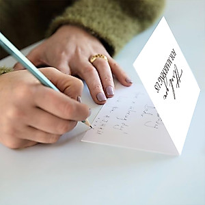 GroomBrideGifts Wedding Day Card, Thank You for Marrying Us, Thank You Card for Officiant, Priest, Minister, Judge, Pastor Gifts.（Thank You A）