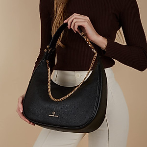 Michael Kors Piper Large Hobo Shoulder Black One Size