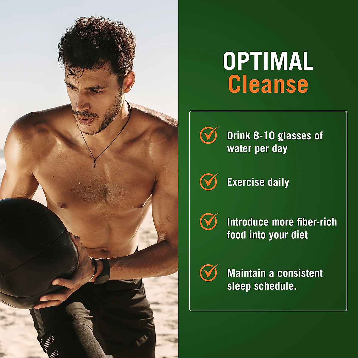 Century Systems The Cleaner Detox, Powerful 14-Day Complete Internal Cleansing Formula for Men, Support Digestive Health, 104 Vegetarian Capsules