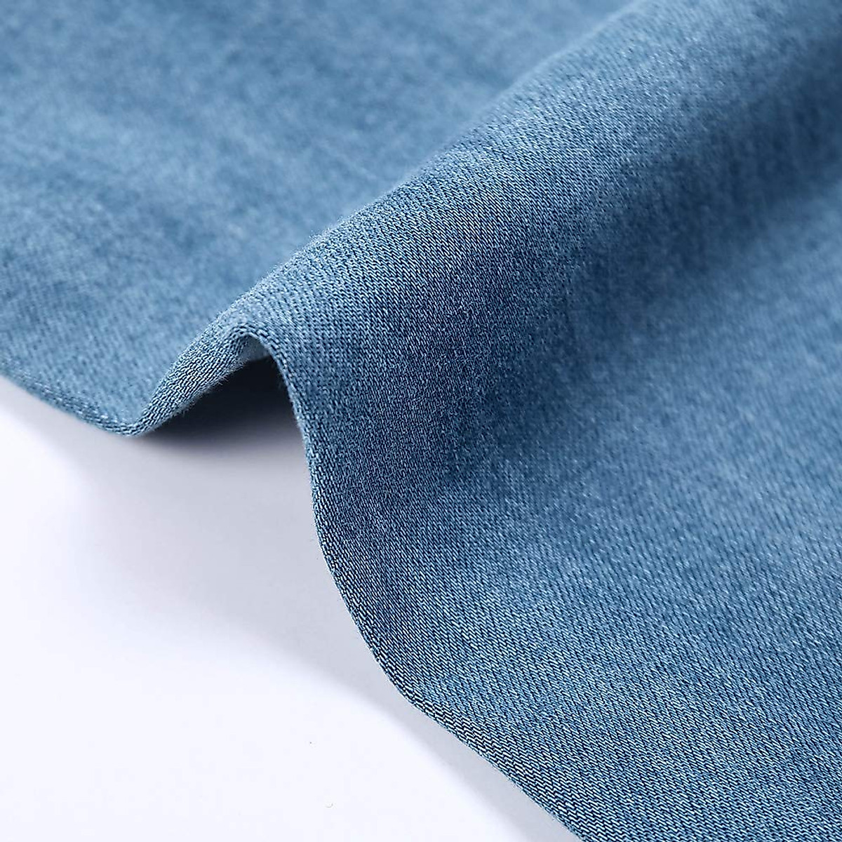 CME SHOWU Women Skinny Ripped Jeans Stretch Distressed Destroyed Denim Pants(Light Blue,L)