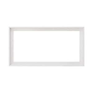 Pixy Canvas 10x20 inch Floater Frame for Canvas Paintings. 12 Colors. Floating Frame fits 5/8", 3/4" & max 7/8" Deep Stretched Canvas & Wood Panels (White, 10 x 20 inch)