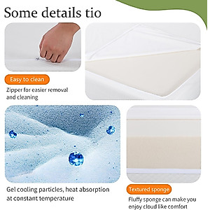 BestMassage 12 Inch Gel Memory Foam Mattress for Cool Sleep & Pressure Relief, Medium Firm Queen Mattress for Kids Adults, Bed-in-a-Box, CertiPUR-US Certified,White