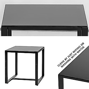 BPS 3 Pieces Patio Furniture Set, Outdoor Rattan Wicker Chairs with Table, 3 Pcs Sofa Set with Cushion, Conversation Furniture for Garden Poolside