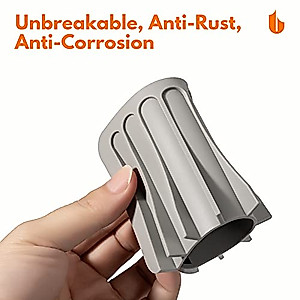 Urbanstrive Soap Dish Shower Waterfall Soap Tray Soap Saver Soap Holder for Bathroom, Kitchen, Counter Top, Flexible Silicone, Keep Soap Bars Dry, Easy Cleaning (Grey)