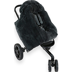 7AM Enfant Stroller Blanket 212 - Adjustable Baby Car Seat Zipped Blanket for Babies Winter, Unisex Multi Purpose Fleece Lined Warm Hooded Toddler Footmuff Water Repellent | (6M - 4T)