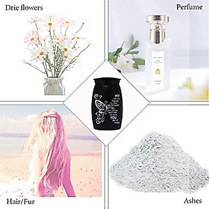 3 Inch Small Urn for Human Ashes Aluminum Mini Cremation Urn Memorial Ashes Urn Small Keepsake Urn for Sharing Ashes Mini Urn-My Mind Still Talks to You