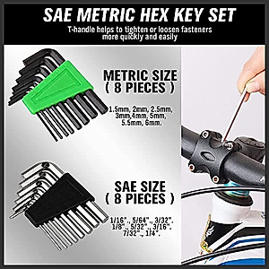 SWANLAKE 118PCS Magnetic Screwdrivers Set With Plastic Ranking,Tools For Men