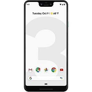 Google Pixel 3 XL 128GB Unlocked GSM & CDMA 4G LTE Android Phone w/ 12.2MP Rear & Dual 8MP Front Camera - Just Black
