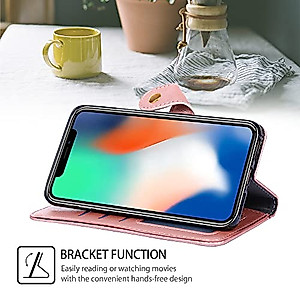 Fansipro Zipper Wallet Folio Case for Oppo Reno 2 Z, Premium PU Leather Slim Fit Cover for Reno 2 Z, 3 Card Slots, 1 Transparent Photo Frame Slot, Well Design, Golden