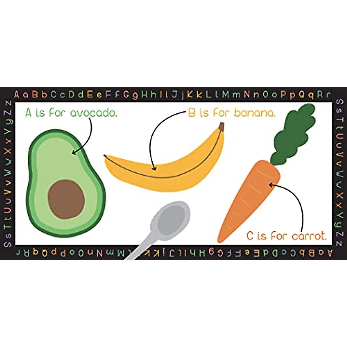 A is for Avocado: A Yummy First Words Book
