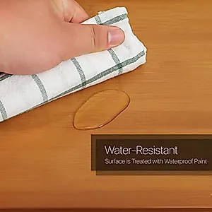 MoNiBloom 360 Degree Rotating Bookcase Storage Cabinet with Door, Bamboo 6 Tier Bookshelf Free Standing Display Organize for Living Room Bedroom Office, Brown