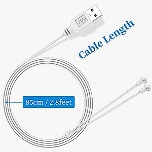 Fast Charging Magnetic USB Cable Cord Universal Charger for Massager, Compatible with Power Bank, Phone Charger Adapter & Computer, Suitable for Most Magnetic Massagers