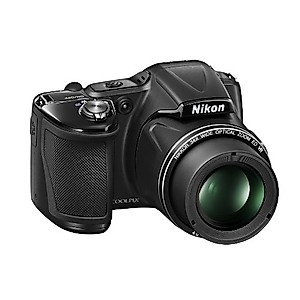 Nikon COOLPIX L830 16 MP CMOS Digital Camera with 34x Zoom NIKKOR Lens and Full 1080p HD Video (Black) (Discontinued by Manufacturer)