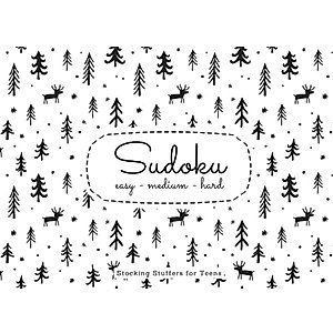 Stocking Stuffers for Teens: Sudoku Puzzle Book: 3 Levels of Difficulty: Christmas Activity Book for Teens : Christmas Gift for Girls & Boys (Stocking Stuffers 2022)