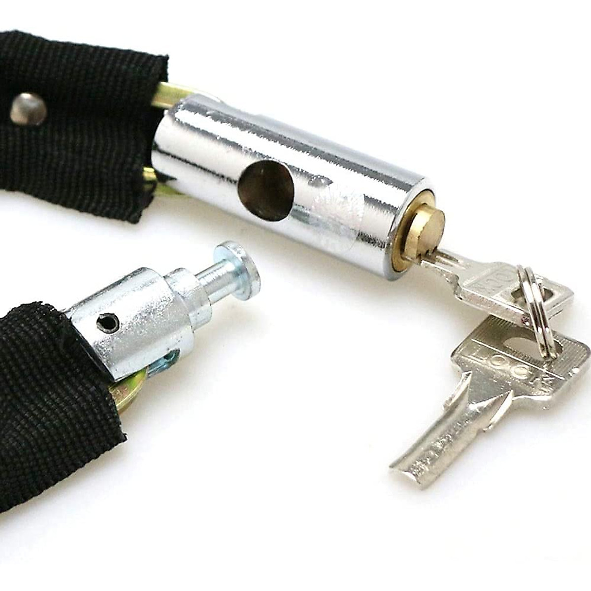 VIGAT Bicycle Chain Lock, Portable Bicycle Anti-Theft Lock, Mountain Bike Lock, Electric Bike Lock, Motorcycle Lock, 90Cm