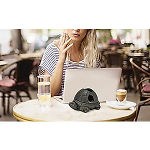 MOOTKA Turtle & Lazy Frog Ashtray with Lid, Handmade Cool Resin Ashtrays for Cigarettes as Home Decoration,Windproof Ashtrays for Indoor or Outdoor Use, Smoking Ash Tray Sets in Office Bar Hotel