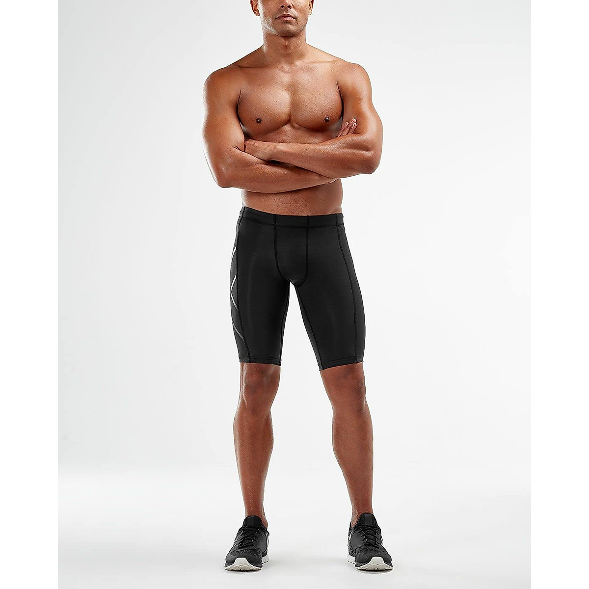 2XU Men's Core Compression Shorts, Black/Nero, Medium