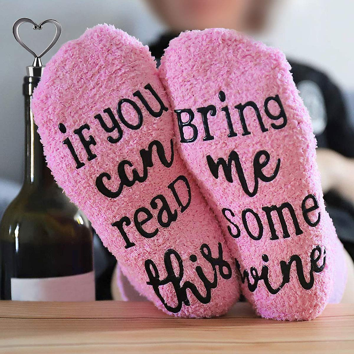 Gingprous Best Auntie Ever Wine Tumbler Wine Socks Set, Funny Auntie Gift for Aunt for Mother’s Day Birthday Christmas, 12Oz Stainless Steel Wine Tumbler with Lid and Socks, Opener, Stopper, Rose Gold