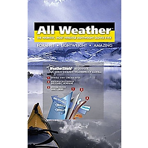 Seirus Innovation 1425 Women's All Weather Gloves,Black,Small