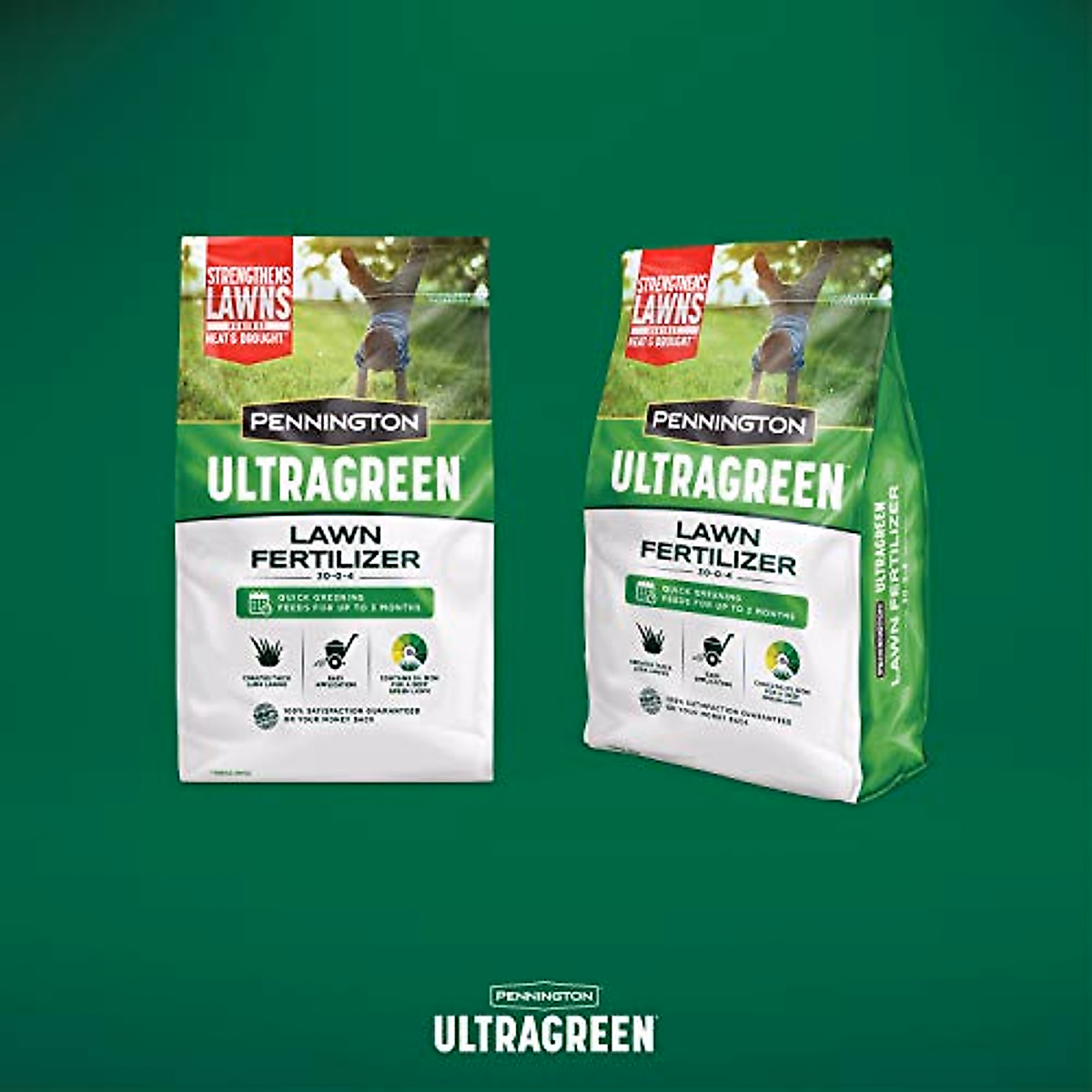 Pennington 100536576 UltraGreen Lawn Fertilizer, 14 LBS, Covers 5000 Sq Ft