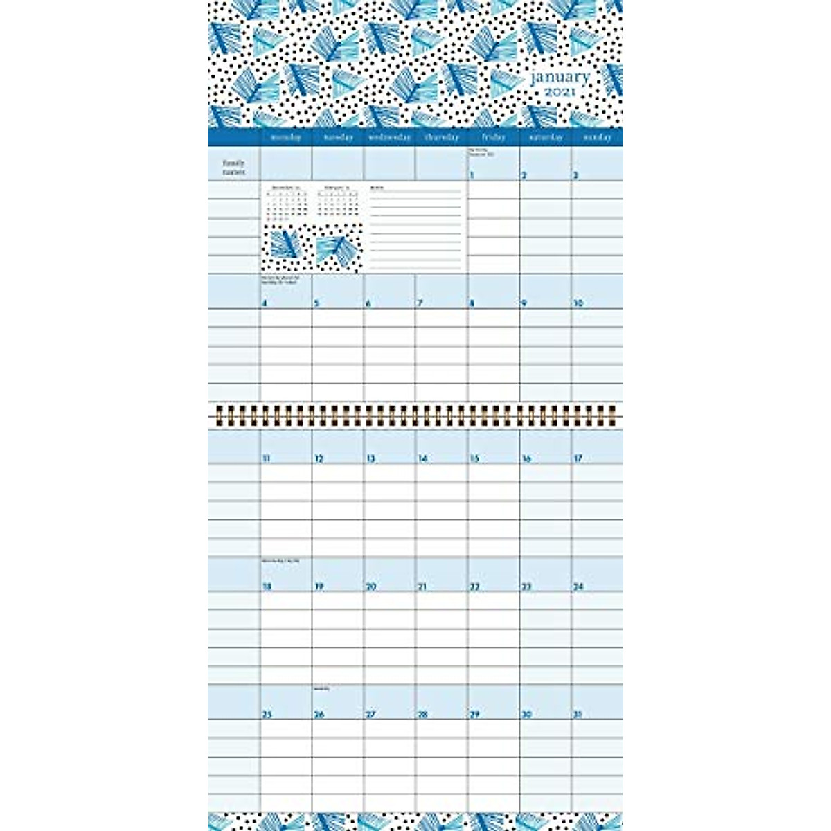 Posh 17-Month 2020-2021 Family Wall Calendar