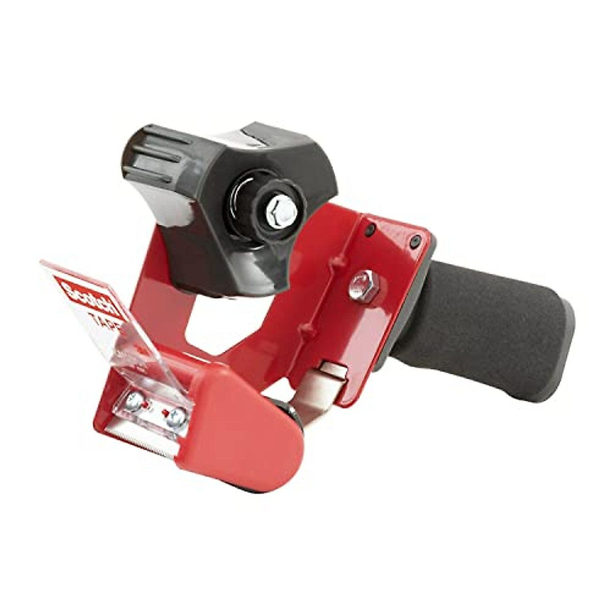 Scotch Packaging Tape Dispenser, Holds Tape up to 2" Wide, No Tape Included (ST-181),Red