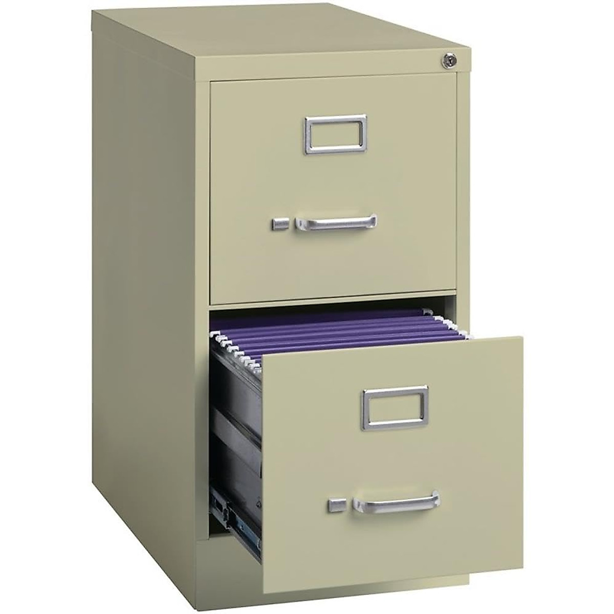 22" Deep 2-Drawer Letter-Size Commercial Vertical File