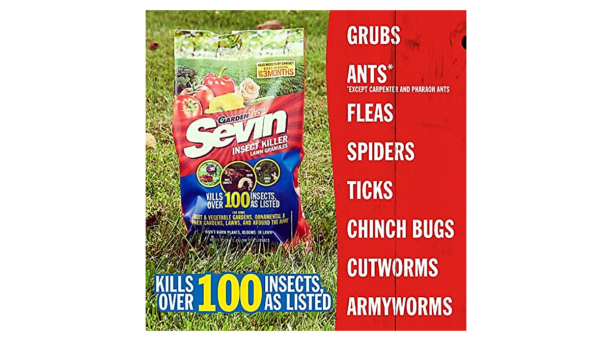 Sevin Insect Killer Lawn Granules - 10 lb - Fast Acting