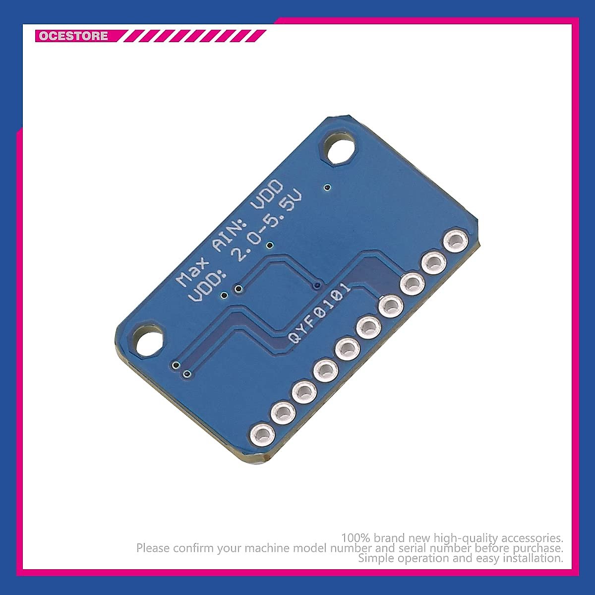 OCESTORE 2pcs ADS1115 Development Board Module 16 Bits 4 Channel Bits ADC PGA Converter with Programmable Gain Amplifier ADS1115 Development Board Module