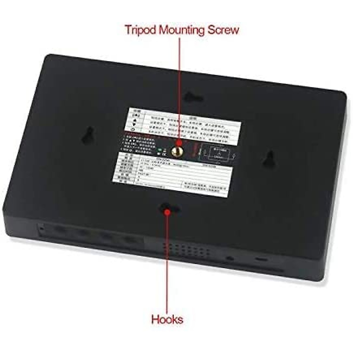 C-Zone SW-526A 30-130db Sound Level Meter Tester 18in Large Screen LCD Display Wall Hanging Type Decibel Noise Measuring with Alarm for Library/Hotel/Theater/Lobby