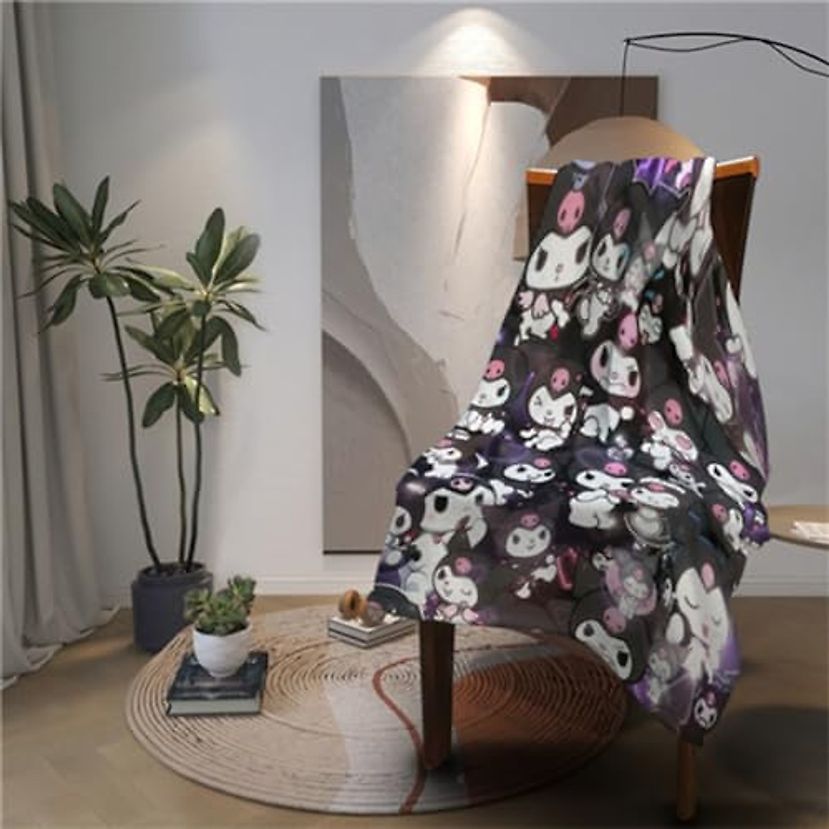Kawaii Super Soft Blanket Cute Blanket All Season Flannel Fleece Blanket for Kids Adult Sofa Bedding 40"x 50"