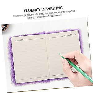 CLoxks diary of a wimpy kid books Pink Journal Travel Notebook Travel Scrapbook Memo Note Book Fur Diary Paper for Writing Plush Fashionable Notebook Practical Diary Book diary book