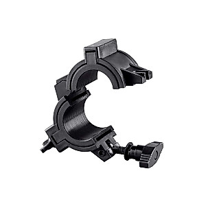 Monoprice Stage Lighting O-Clamp - Black, ABS Molded, Low Profile Mounting, Fits Truss Diameters of 1", 1.5", and 2" - Stage Right Series