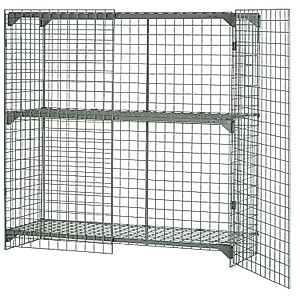 Global Industrial Wire Mesh Security Cage, 36 x 24 x 72