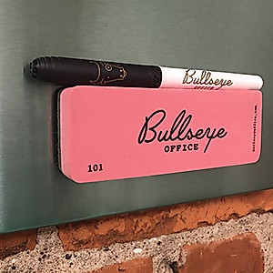 Set of 3 Retro Dry Erase Eraser, Premium Magnetic Whiteboard and Chalkboard Cleaner for Classroom & School, Perfect Eraser Supplies for Teachers - Bullseye Office