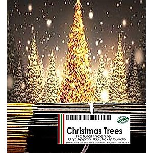 Oakland Gardens Premium Hand Dipped Incense Sticks, You Choose The Scent. 100 Sticks. Christmas Tree (Christmas Tree)