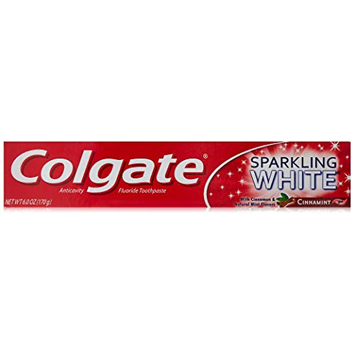 Colgate Sparkling White Whitening Toothpaste, Cinnamint - 6 ounce