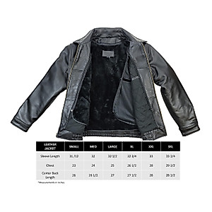 Victory Outfitters Men's Lambskin Genuine Leather Classic Bomber Jacket Mens Leather coat with Zip Out Liner - Black - XXL