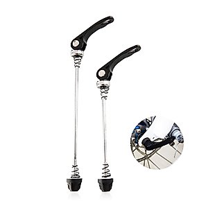 Tomato Palace Mountain Road Bike Quick Release Skewer, Bike Wheel Hub Front and Rear Skewer (One Pair)