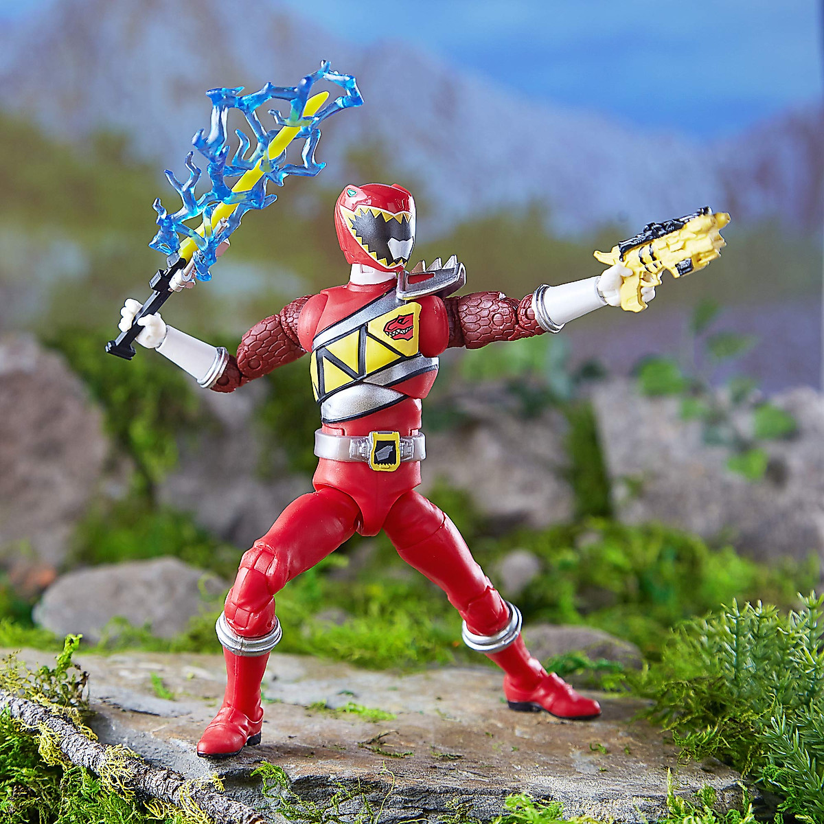 Power Rangers Hasbro Toys Lightning Collection 6-Inch Dino Charge Red Ranger Collectible Action Figure