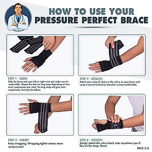 Dr. Frederick's Original Pressure Perfect Wrist Brace - Small