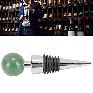Decorative Wine Stopper Quartz Crystal Wine Bottle Stopper Beverage Stopper Bottle Stopper Corks for Wine Reusable Wine Stopper for Gift Bar(#3)