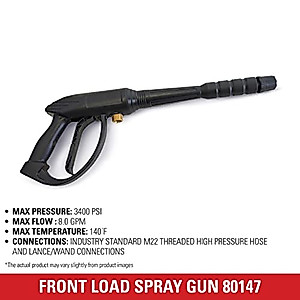 Simpson Cleaning 80147 Universal Pressure Washer Gun for Cold Water Use up to 3400 PSI