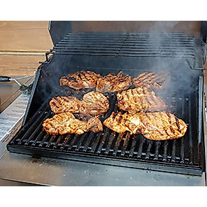 BBQ Future 18 7/16" Grill Grate Replacement Part for Charbroil Tru-Infrared 2 Burners Gas Grill 463241013 463270613 463246909 463270615 463273614 and More, 2 Pack Stamped Stainless Steel Emitter