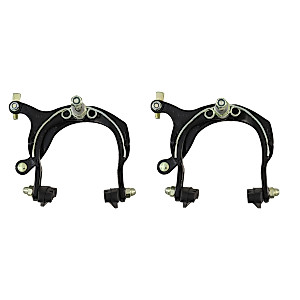 WEERAS 2-Piece Bicycle Brake Calipers Road Bike V Aluminum Bicycle Brake Replacement Set