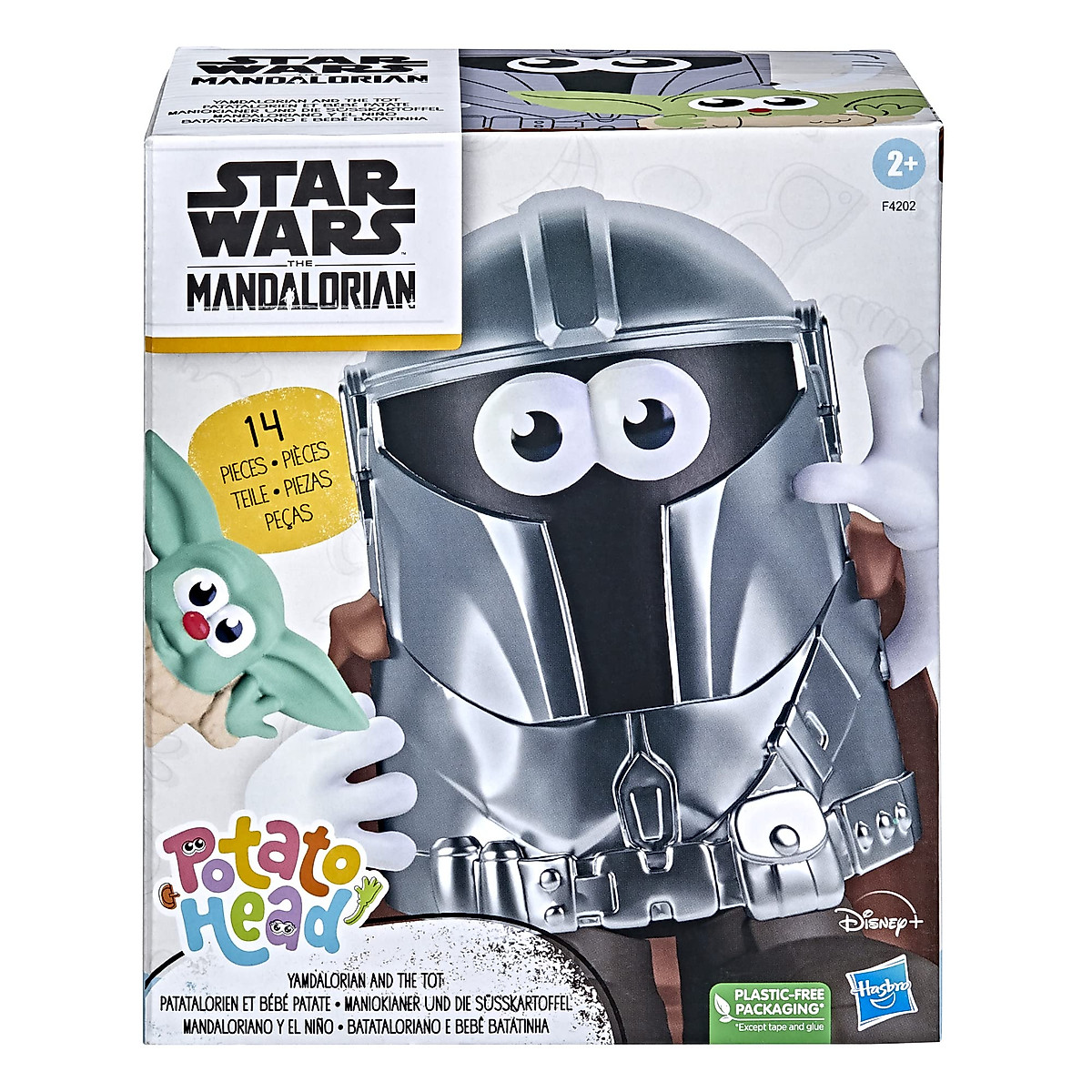 Potato Head The Yamdalorian and The Tot, Star Wars Inspired Toy, Includes 14 Parts and Pieces, Toy for Kids Ages 2 and Up