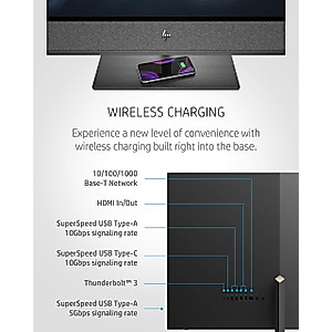 HP Envy All-in-One PC, NVIDIA GeForce GTX 1650, 10th Gen Intel Core i7-10700 Processor, 16 GB RAM, 1 TB SSD Storage, 31.5” 4K UHD Display, Wide-Color-Gamut & 600 nits Peak Brightness (32-a1010, 2021)